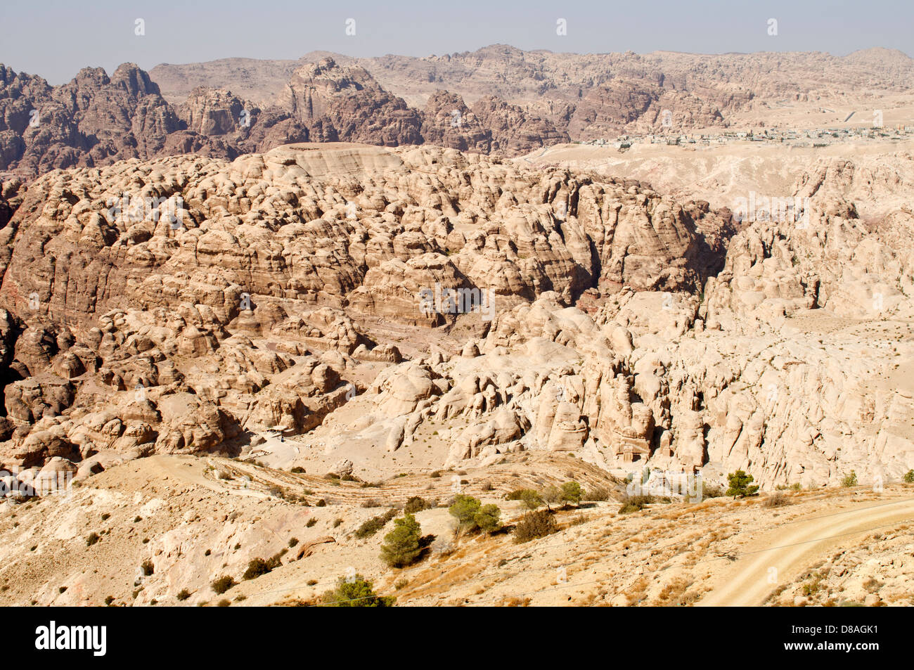 Ancient rock formation in Petra, Jordan Stock Photo - Alamy