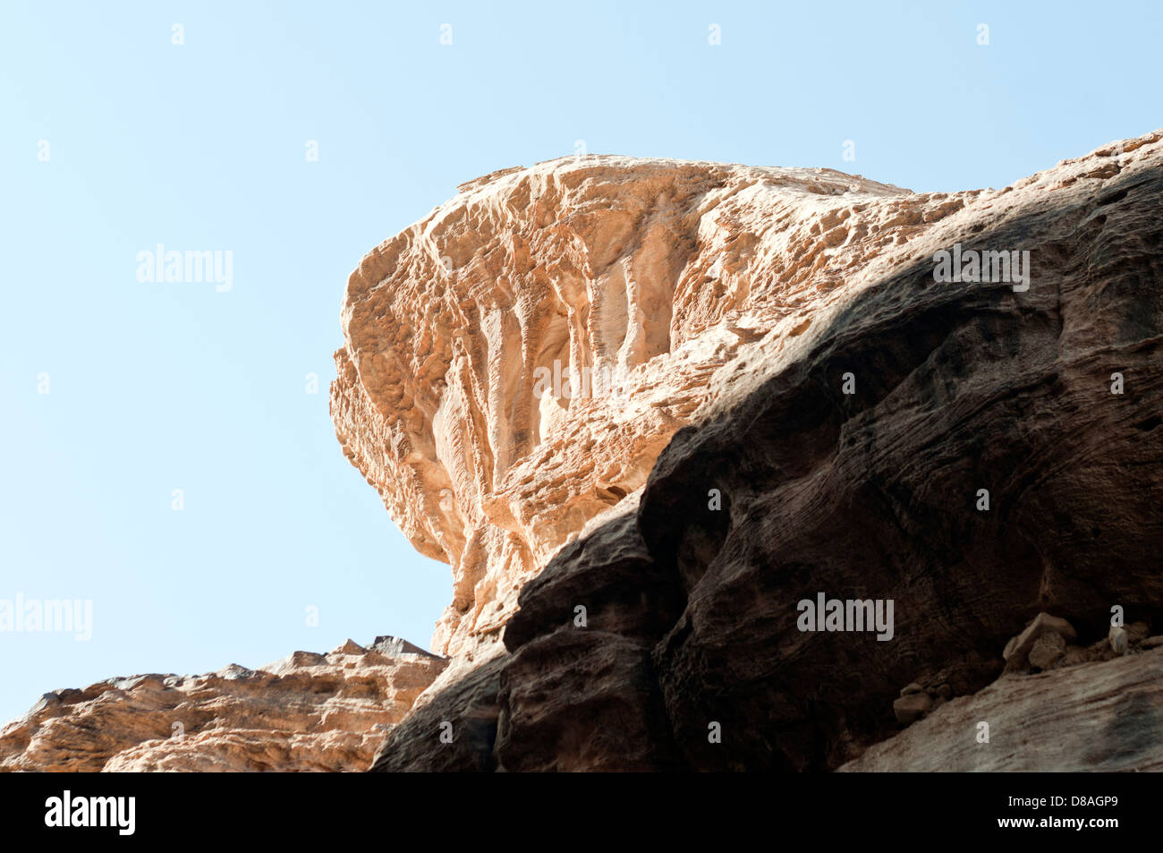 Ancient rock formation in Petra, Jordan Stock Photo - Alamy