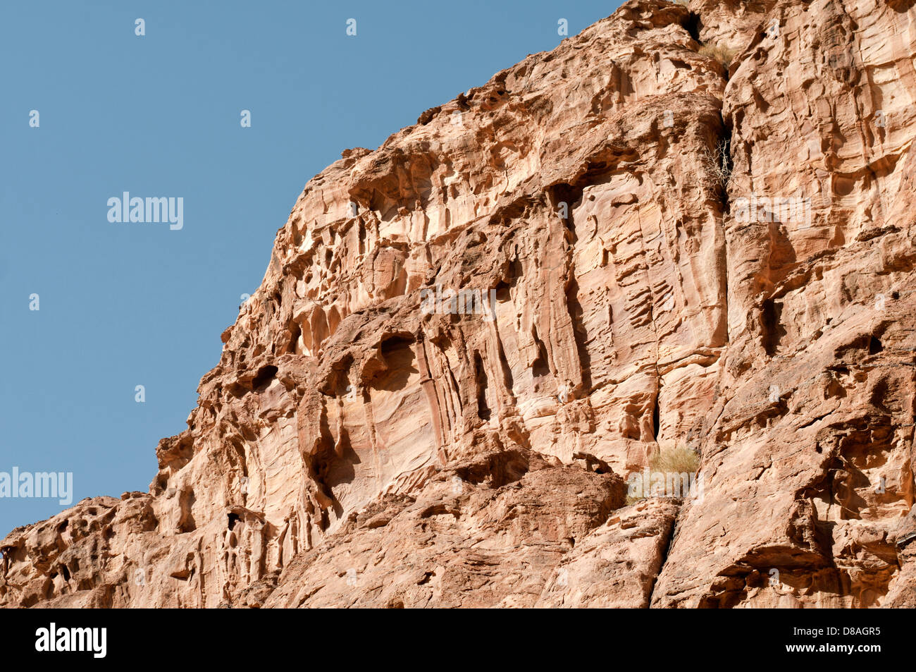 Ancient rock formation in Petra, Jordan Stock Photo - Alamy