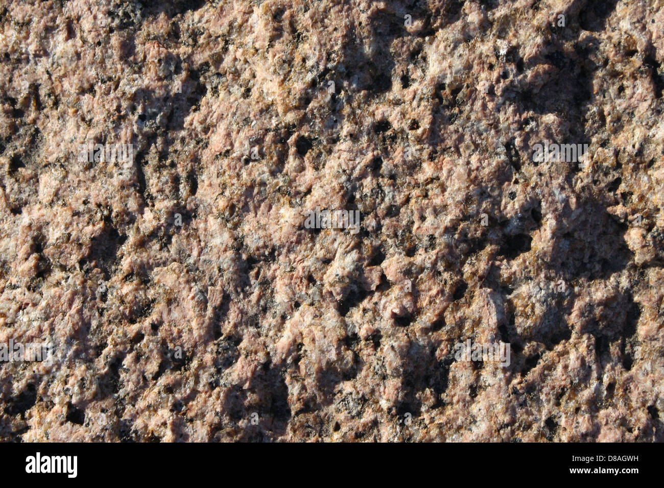 red granite rock close up texture Stock Photo - Alamy