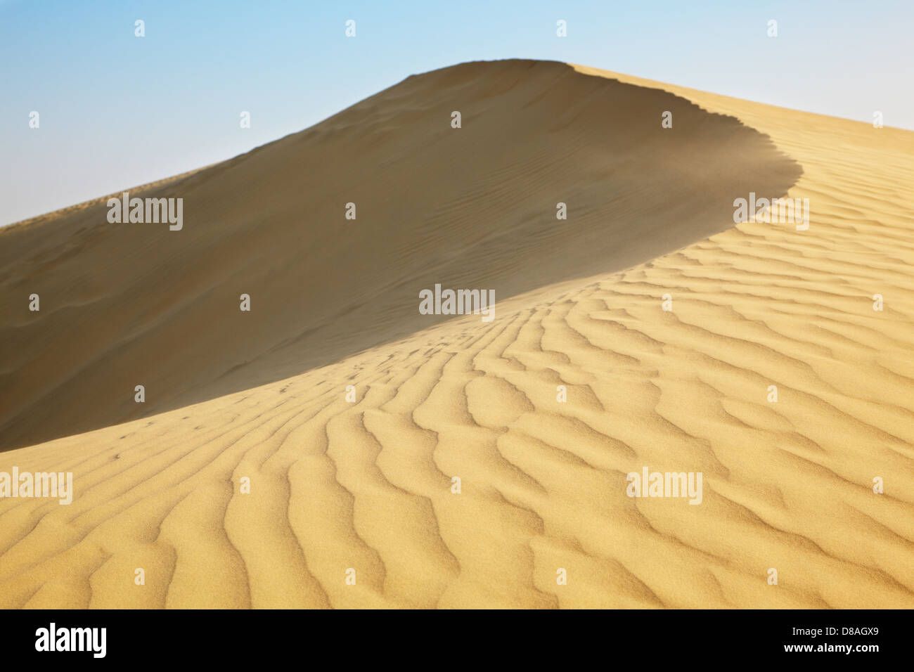 Sand dunes of desert Thar in Rajasthan, India Stock Photo - Alamy
