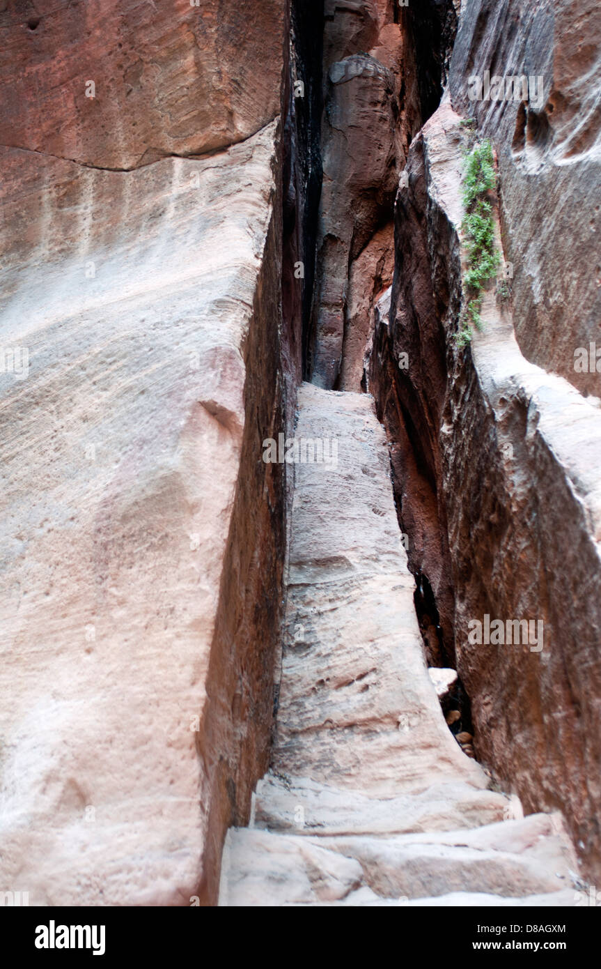 Ancient rock formation in Petra, Jordan Stock Photo - Alamy