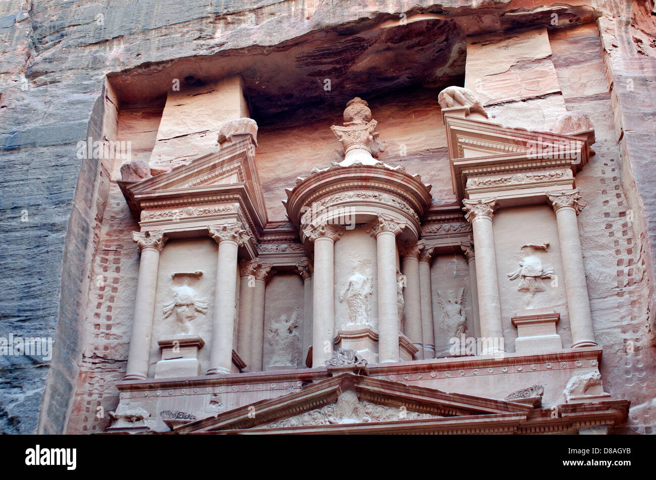 Ancient rock formation in Petra, Jordan Stock Photo - Alamy