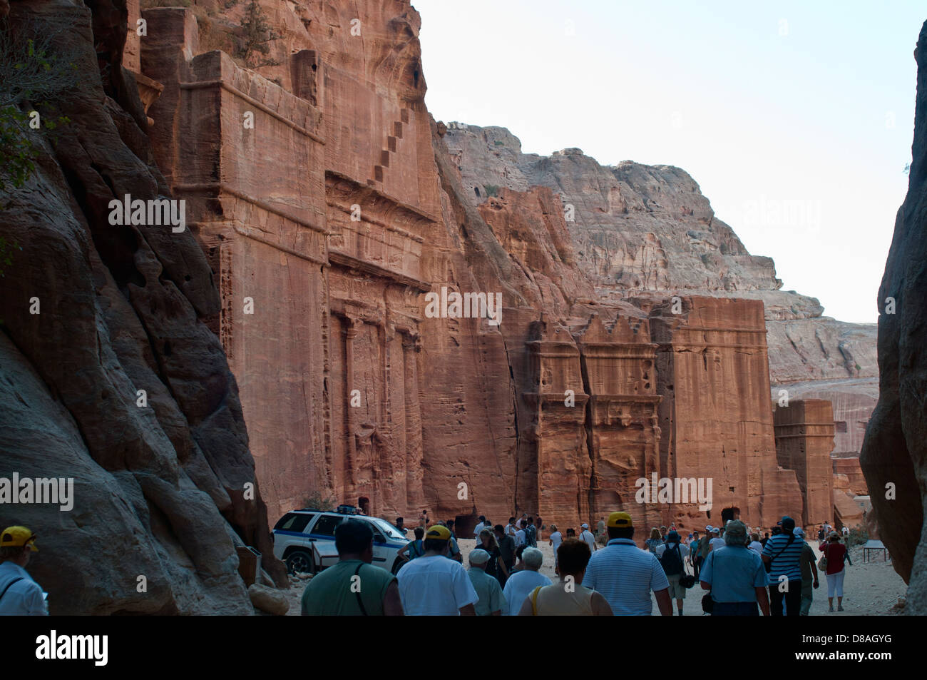 Ancient rock formation in Petra, Jordan Stock Photo - Alamy