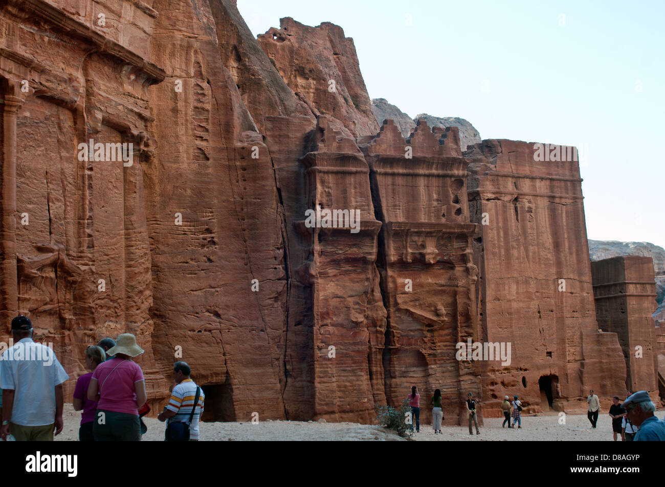 Ancient rock formation in Petra, Jordan Stock Photo - Alamy