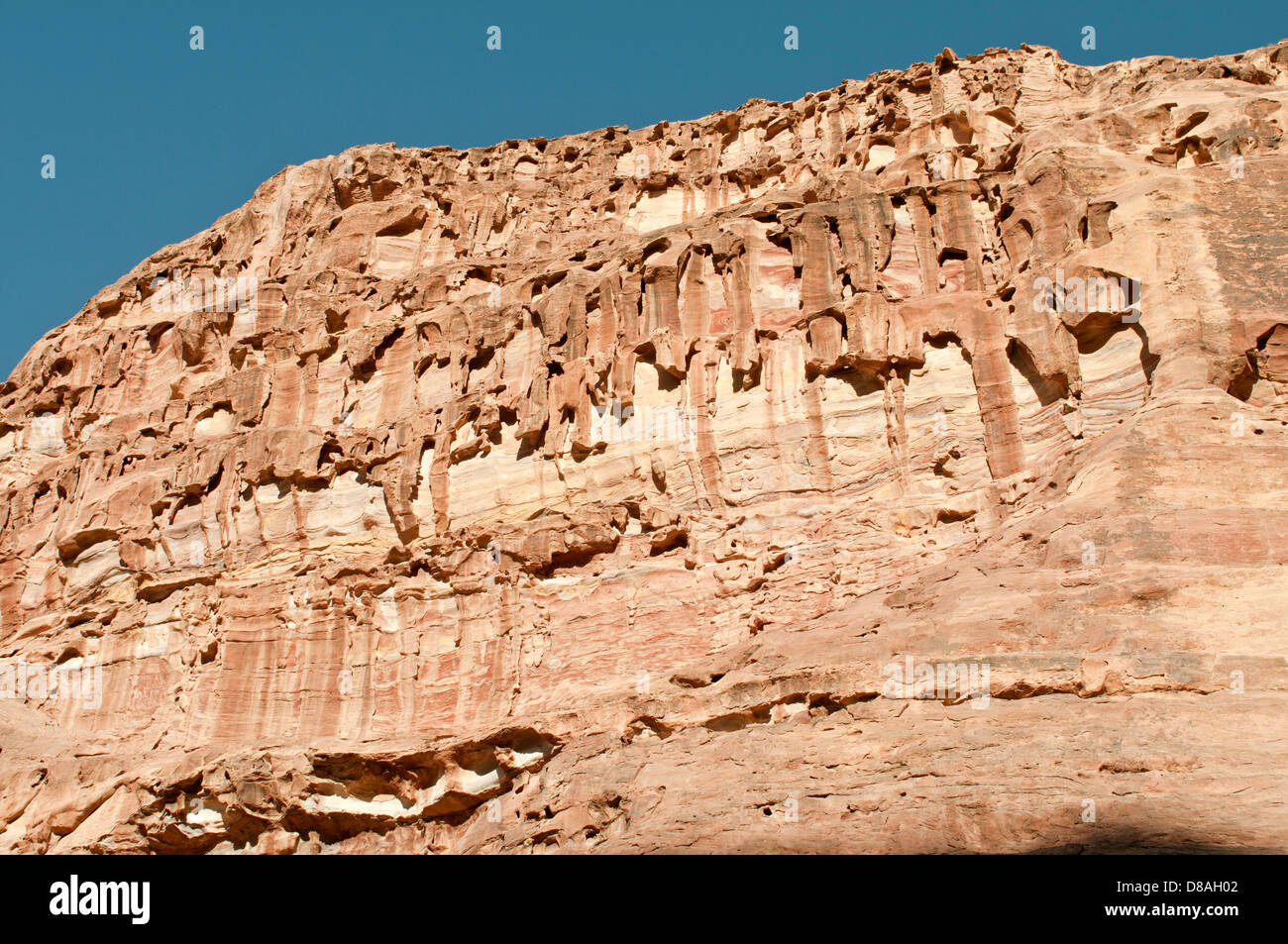 Ancient rock formation in Petra, Jordan Stock Photo - Alamy