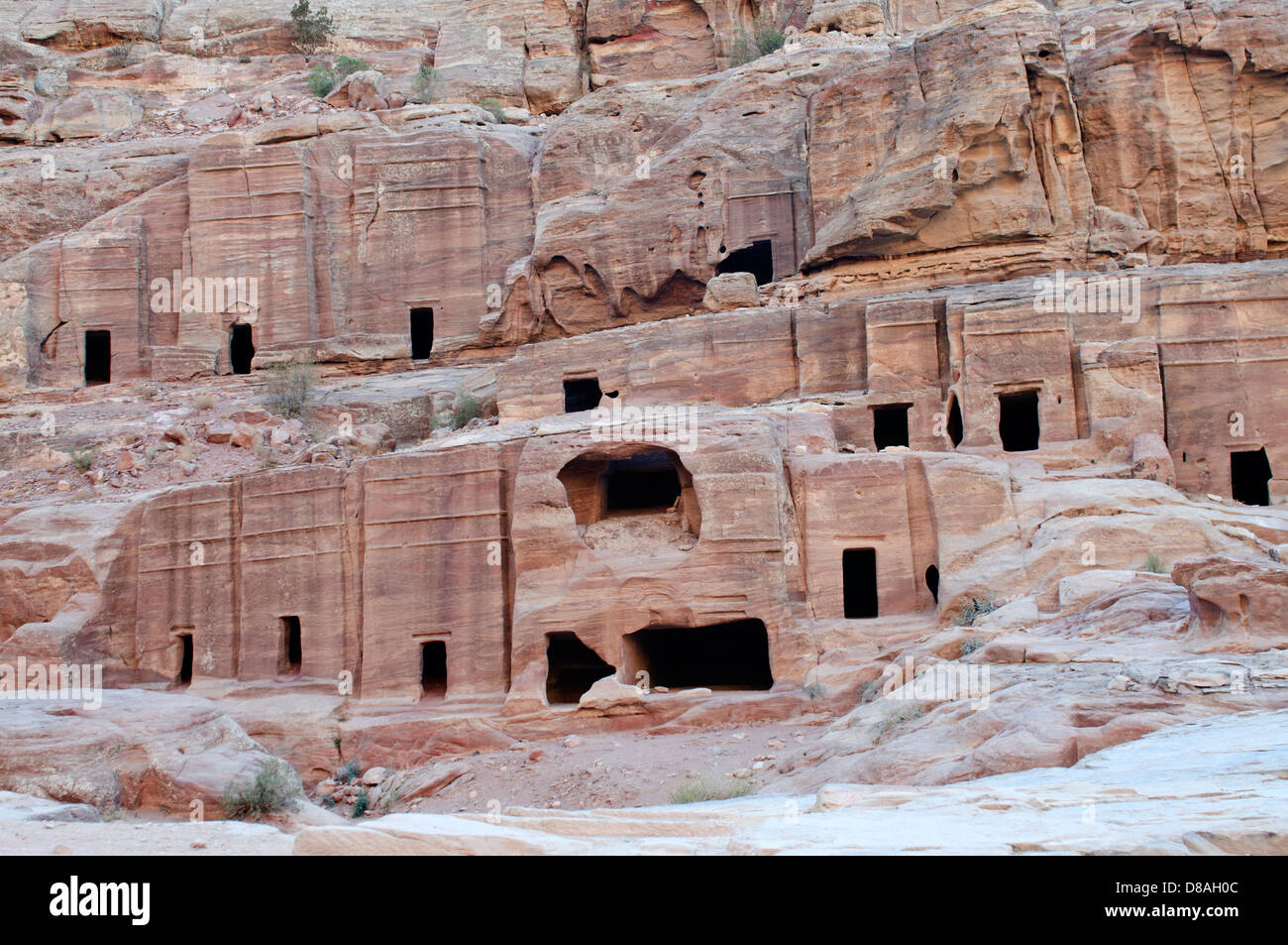 Ancient rock formation in Petra, Jordan Stock Photo - Alamy