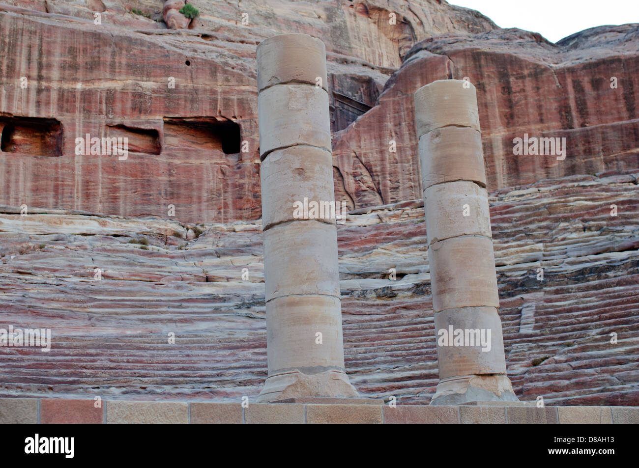 Ancient rock formation in Petra, Jordan Stock Photo - Alamy