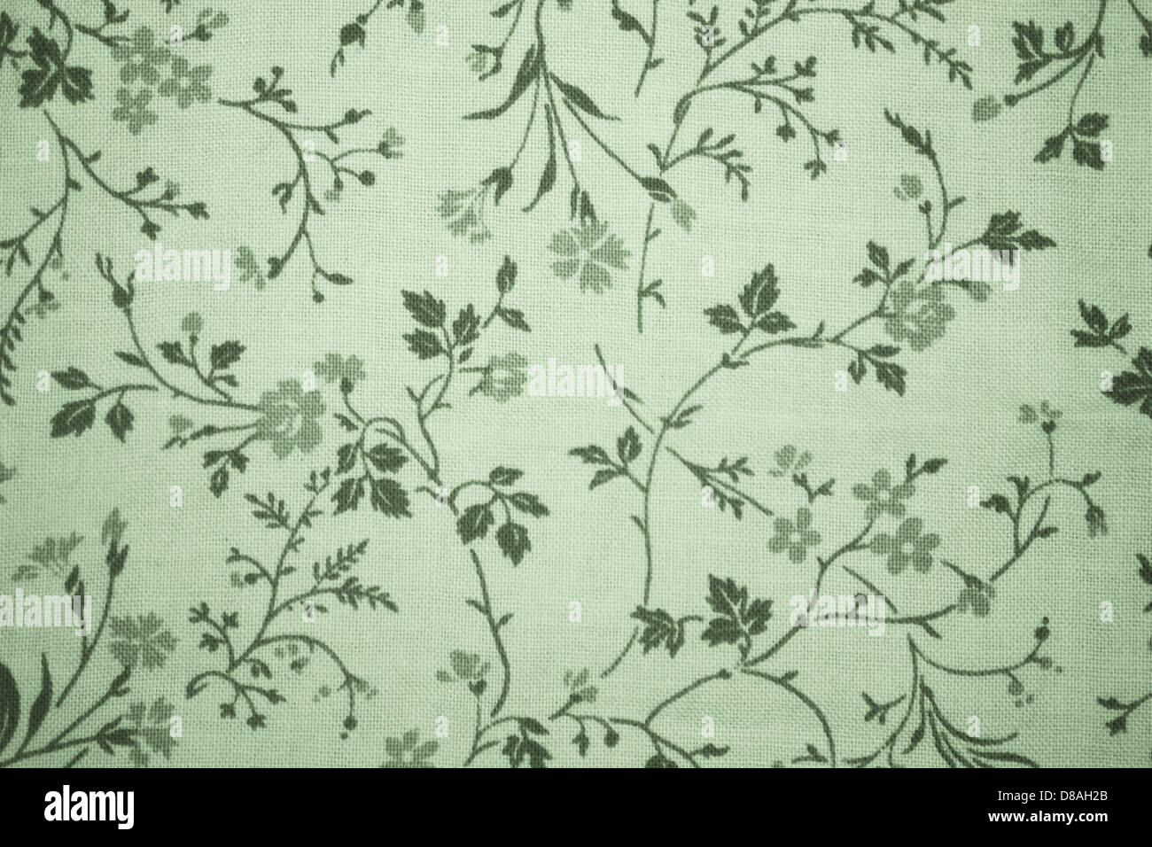 Sage green fabric with a floral print is shown, highlighting the soft ...