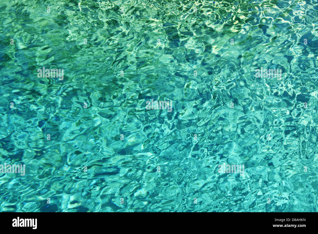 A close-up of water shows its clarity and purity. This image highlights ...