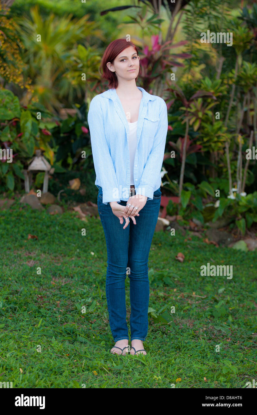 16 year old teenager, young woman portrait Stock Photo - Alamy