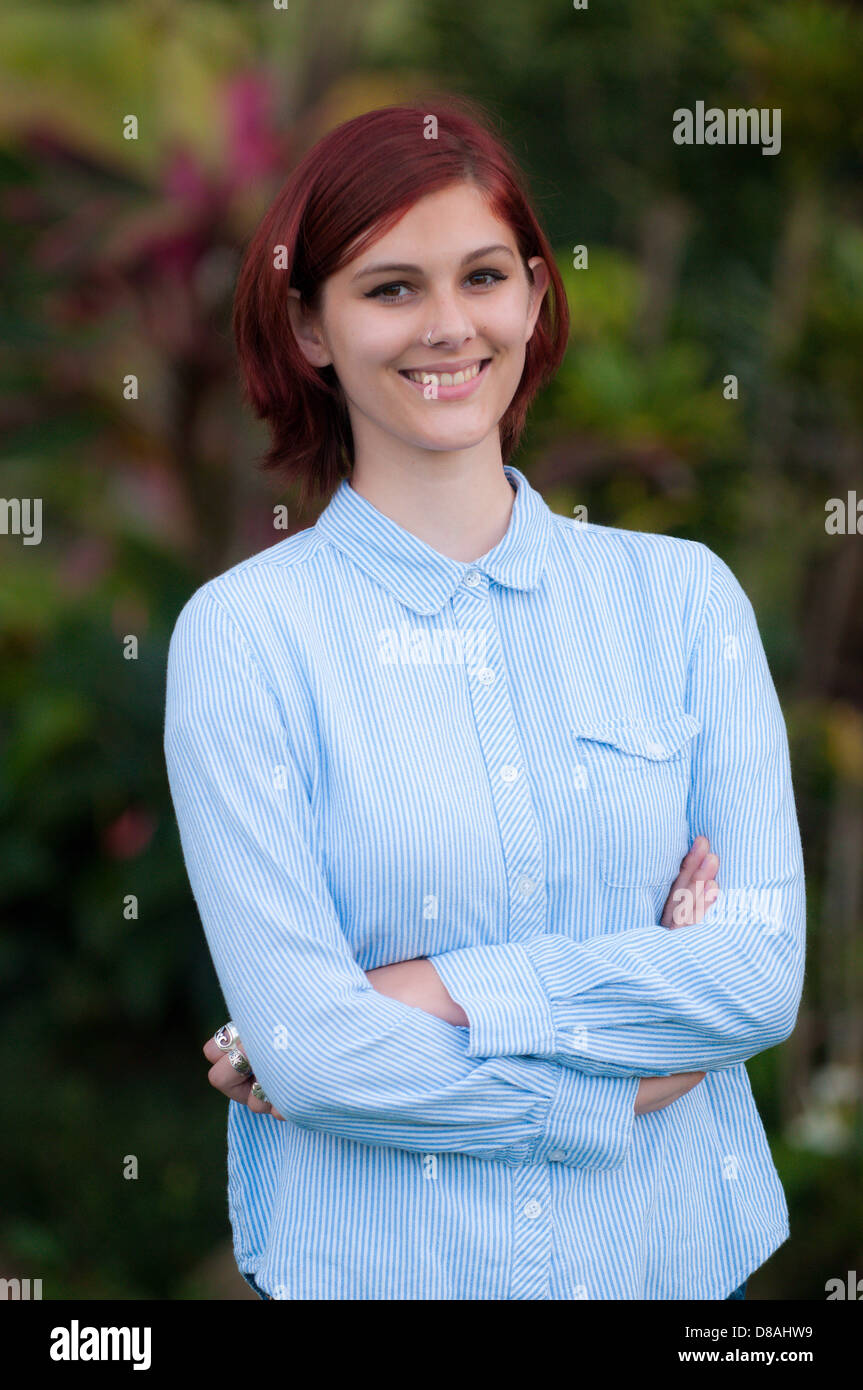 16 year old teenager, young woman portrait Stock Photo - Alamy