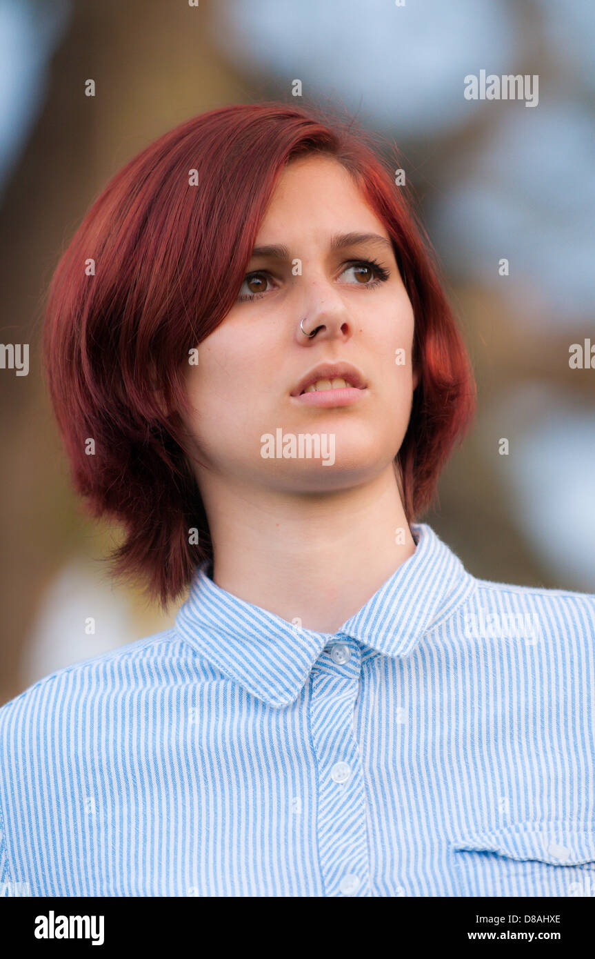 16 year old teenager, young woman portrait Stock Photo - Alamy
