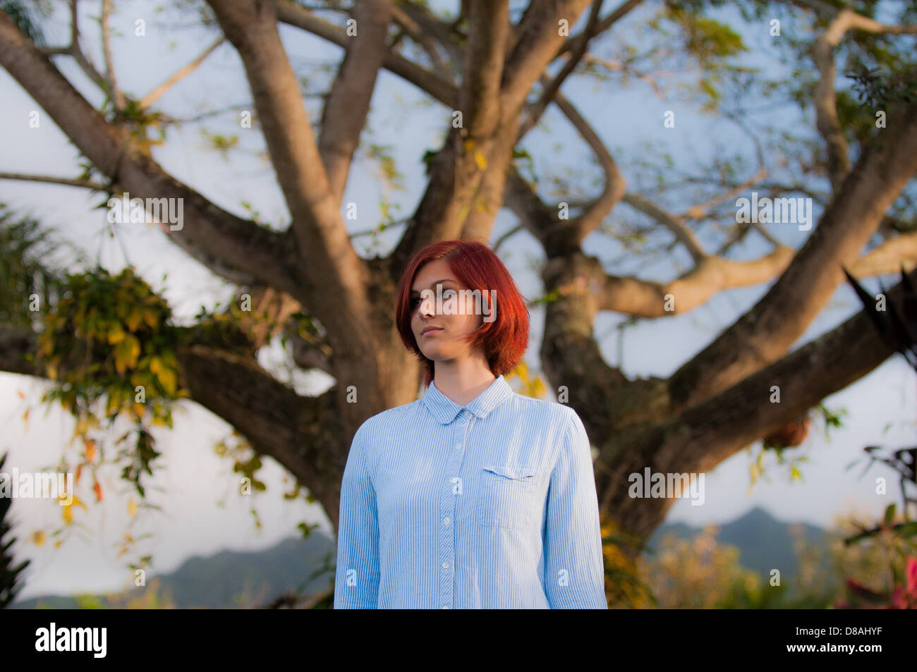 16 year old teenager, young woman portrait Stock Photo - Alamy