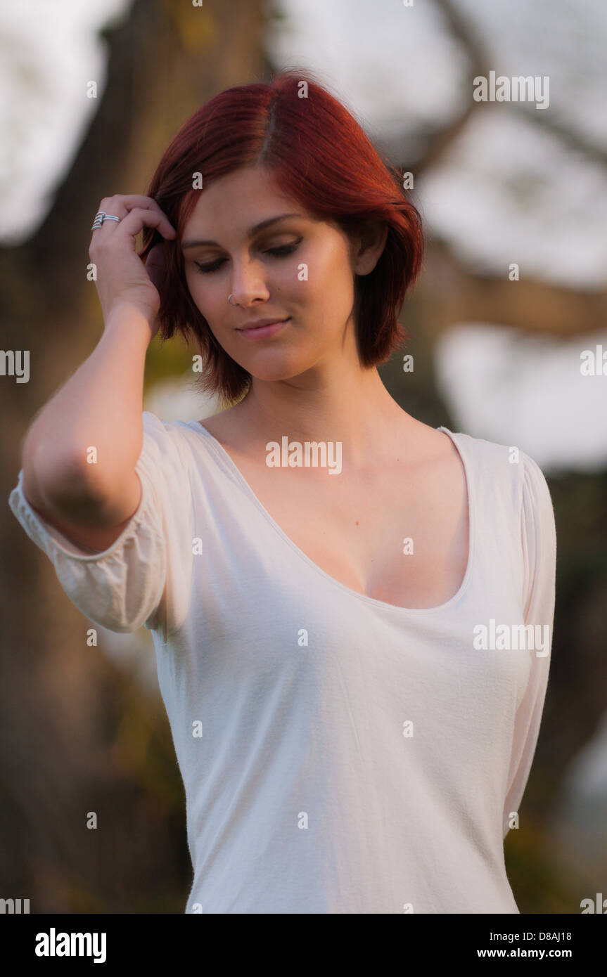 16 year old teenager, young woman portrait Stock Photo - Alamy