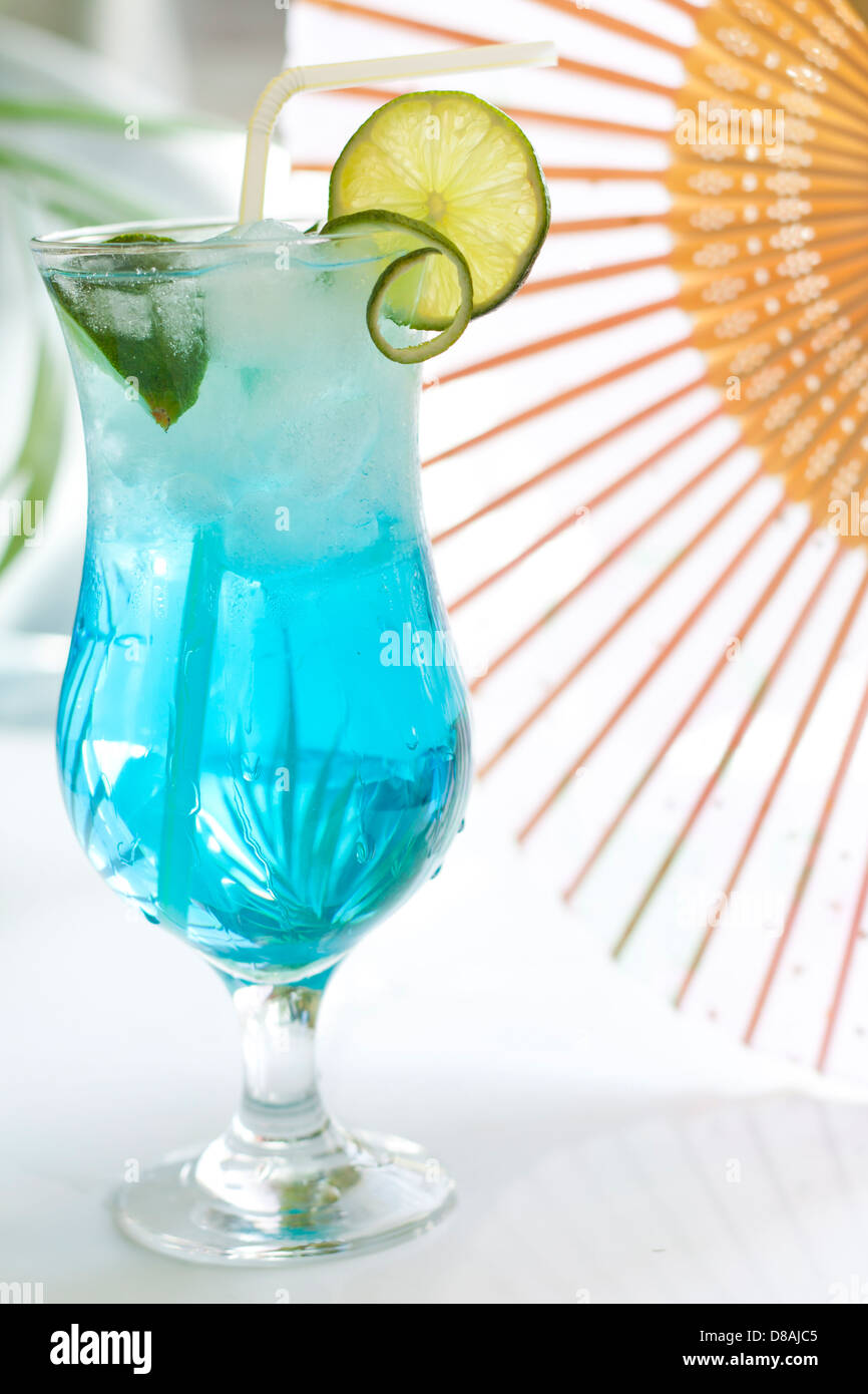 Blue drink hi-res stock photography and images - Alamy