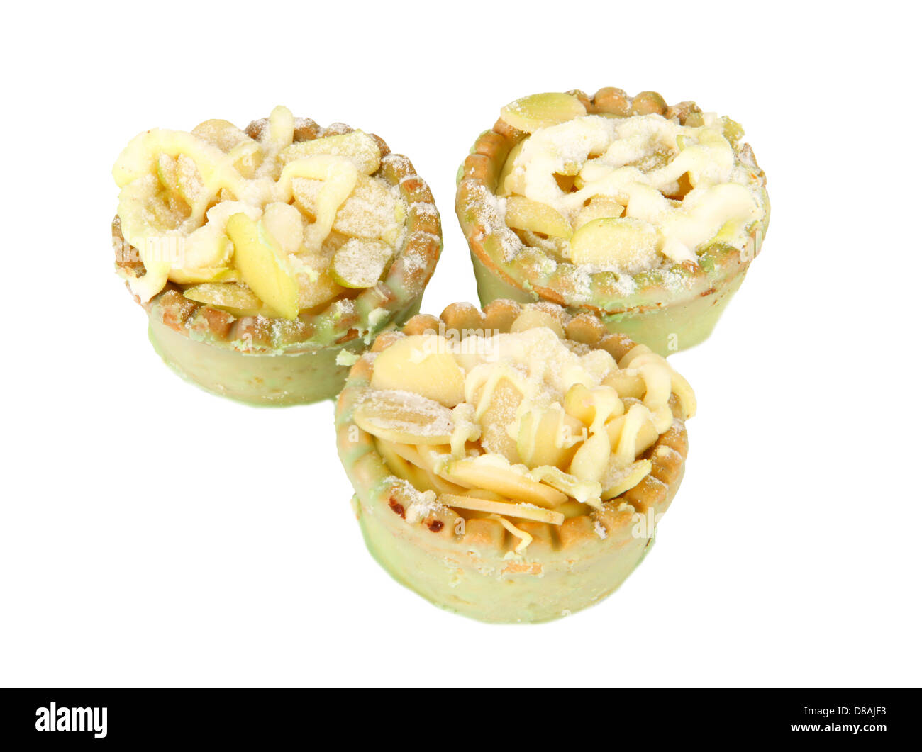 Sweet pastries on white background Stock Photo - Alamy