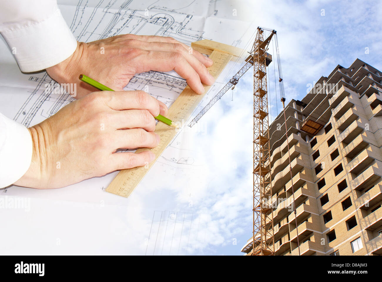 Designing of buildings and constructions Stock Photo - Alamy