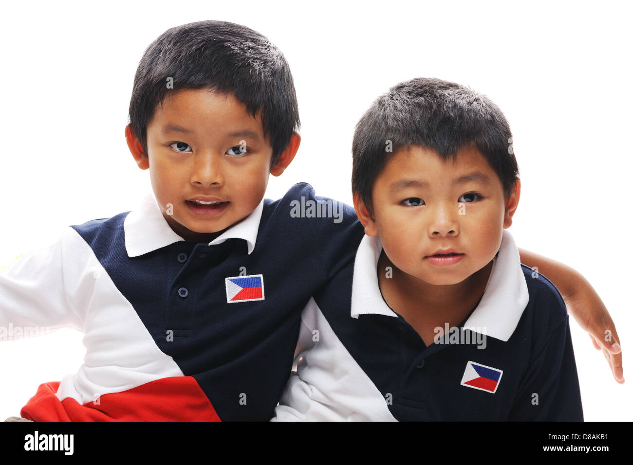 Asian brothers from the Philippines Stock Photo - Alamy