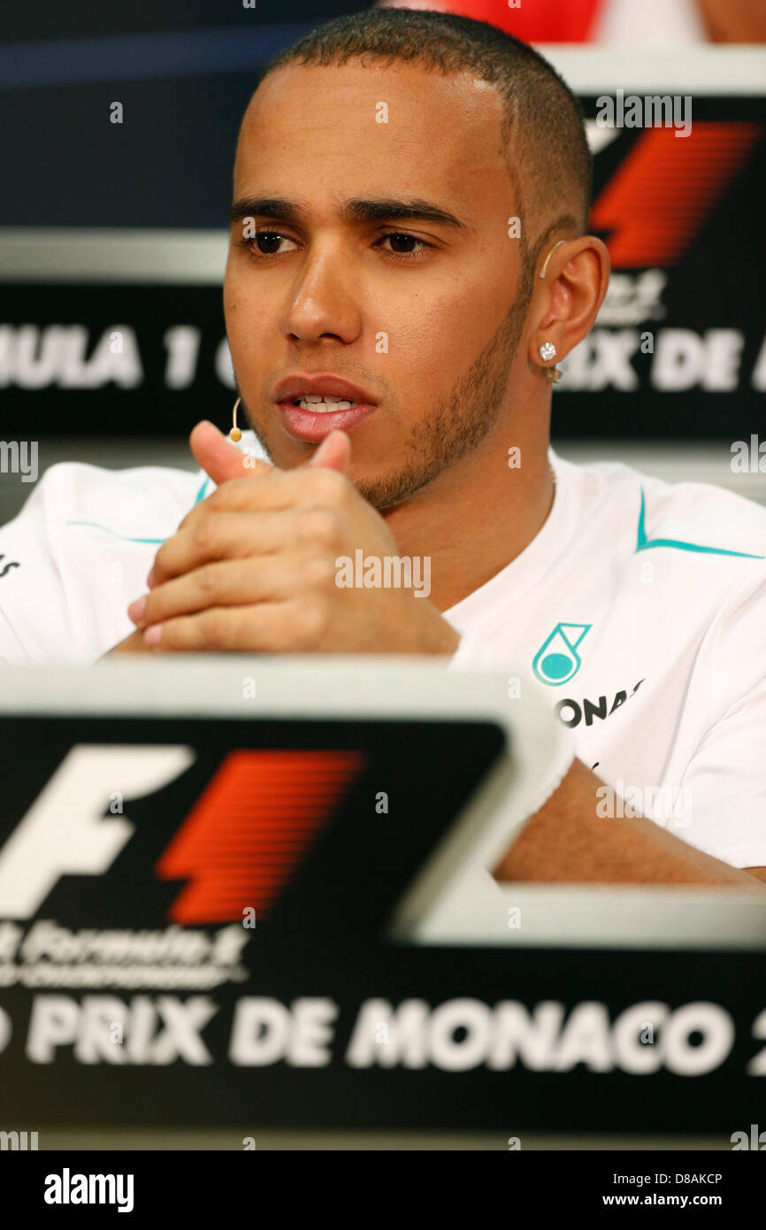 Mercedes lewis hamilton fia press conference circuit de monaco hi-res ...