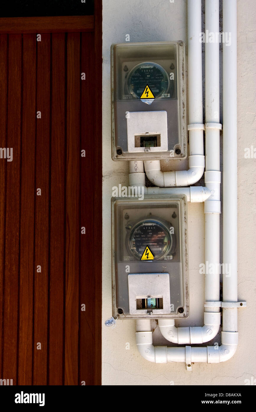 counter electric current to measure the consumption of electrical ...