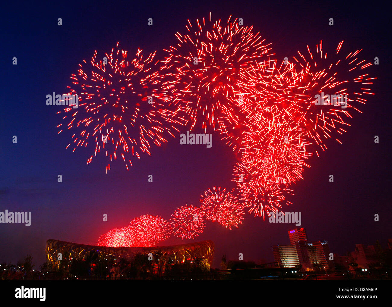 Olympic ceremony night firework hi-res stock photography and images - Alamy
