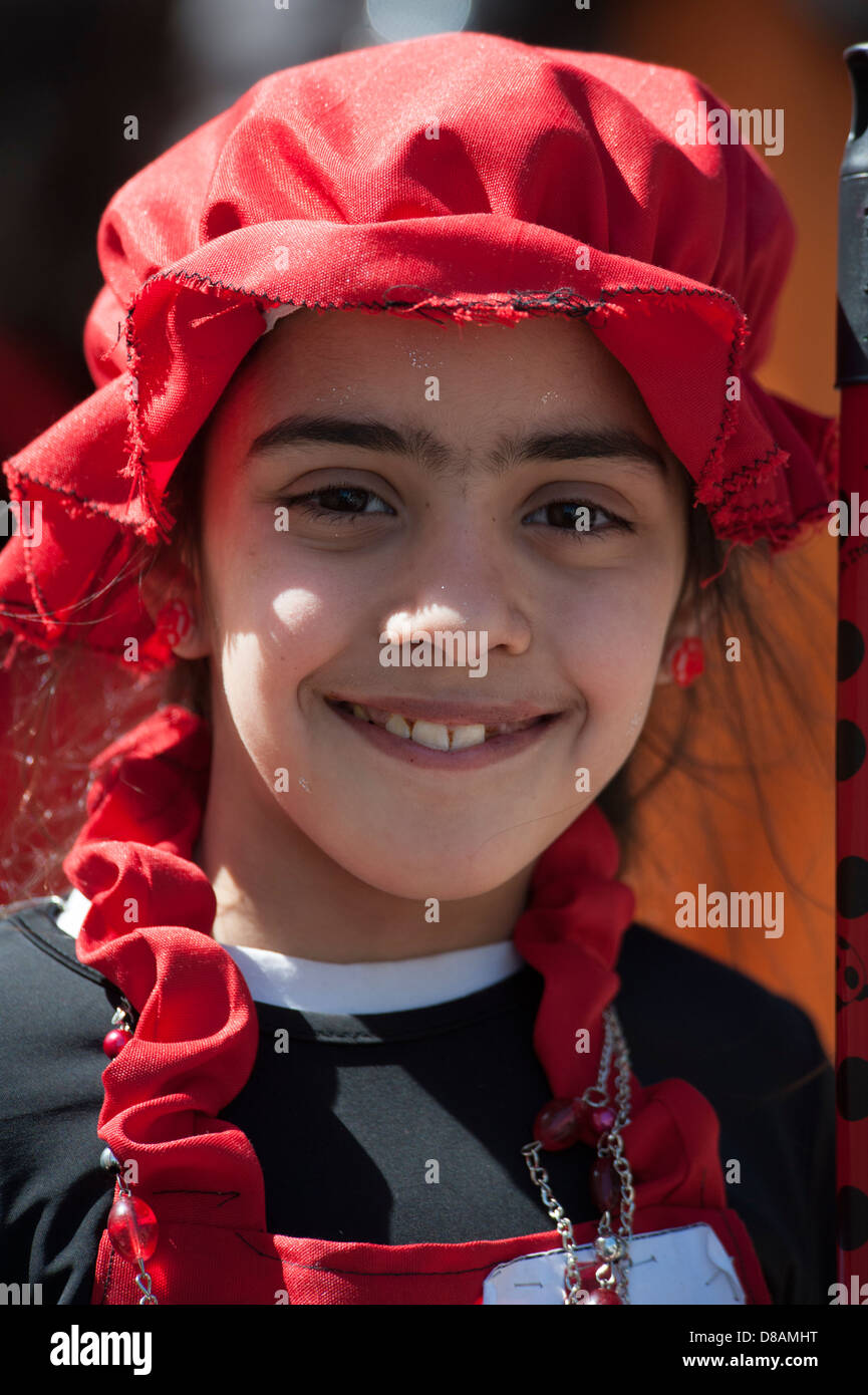 A Hassidic in Purim costume Photographed in Bnei Brak, Israel Stock ...