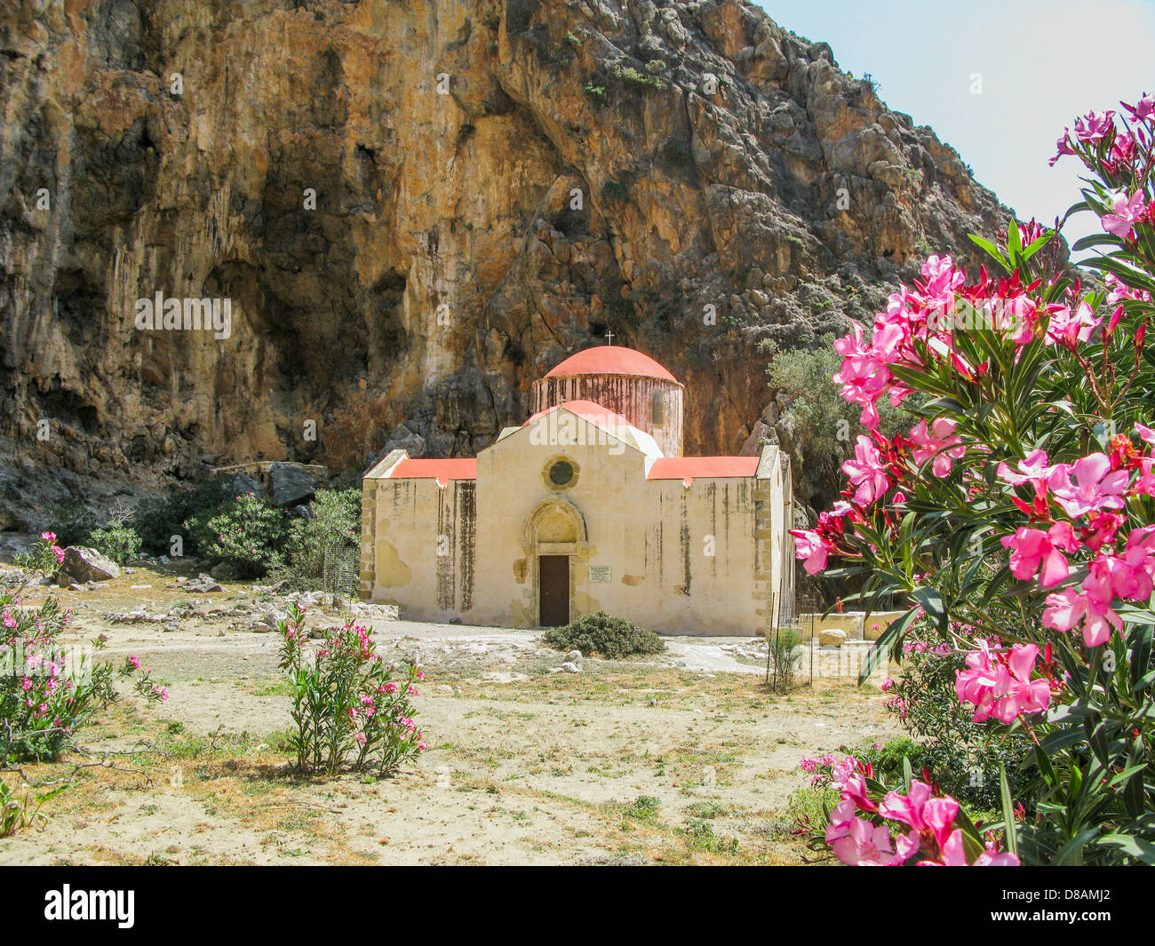 Byzantine church in southern Crete Stock Photo - Alamy