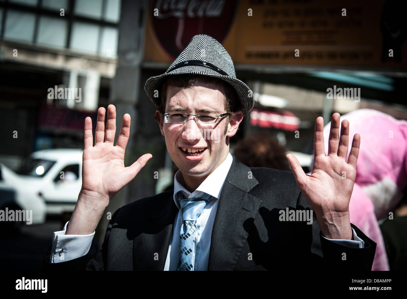 Young orthodox teen in Purim costume Photographed in Bnei Brak, Israel ...