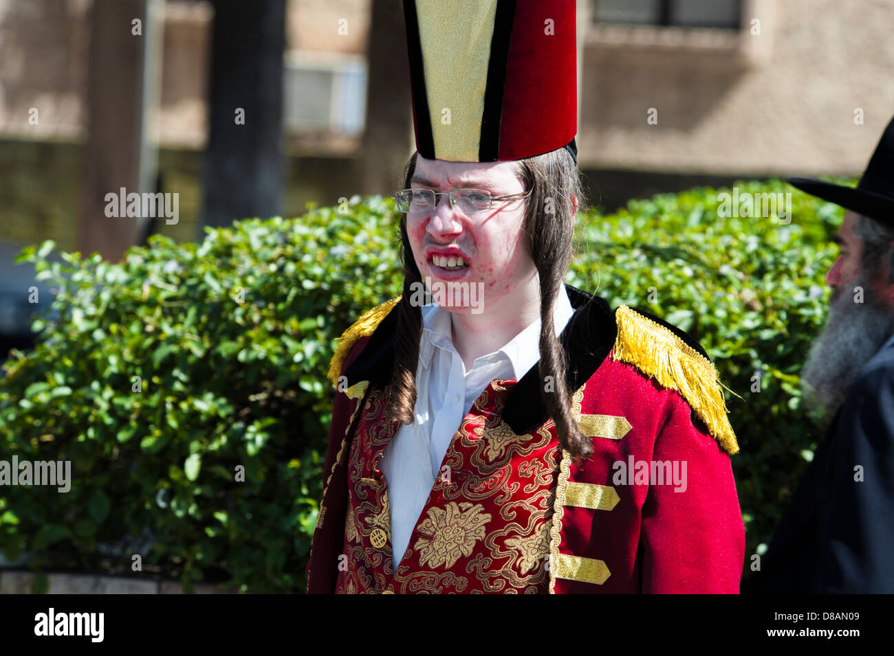 Young orthodox teen in Purim costume Photographed in Bnei Brak, Israel ...