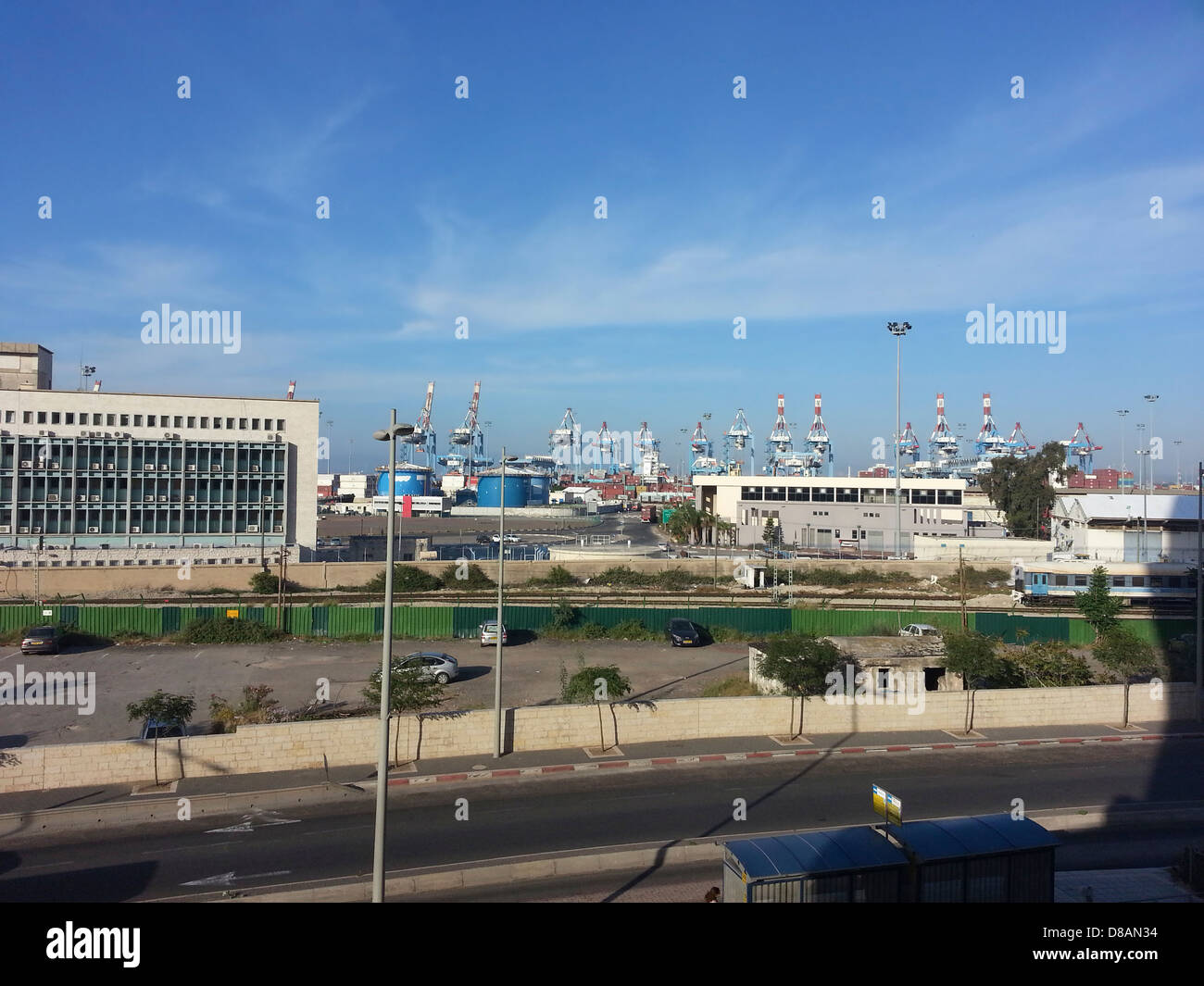 Israel, Port of Haifa Stock Photo - Alamy