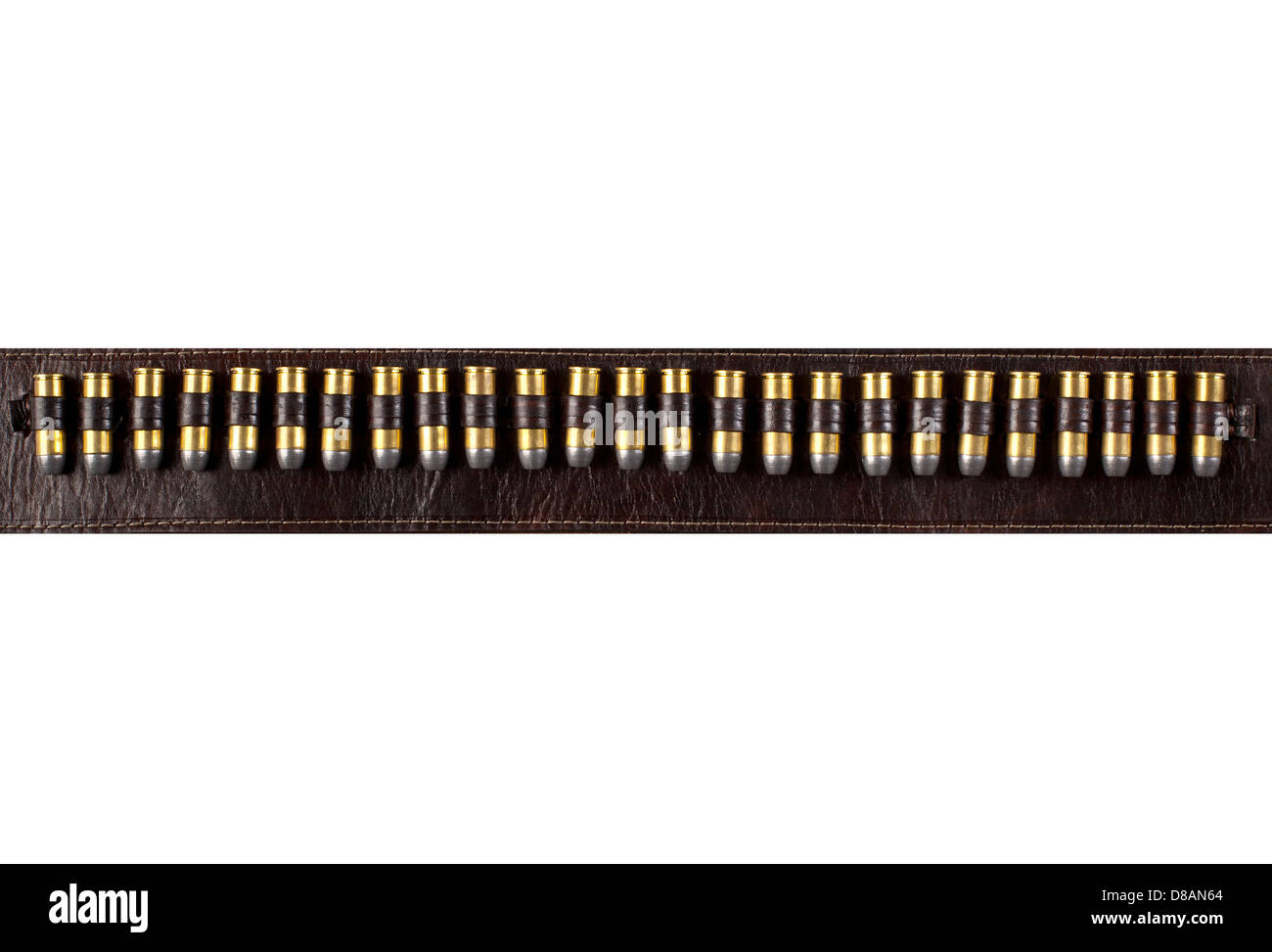 Western bullets on white background Stock Photo - Alamy