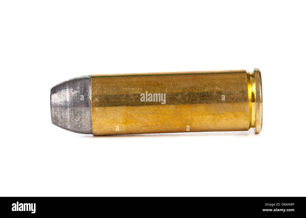 A Bullet on white background Stock Photo - Alamy