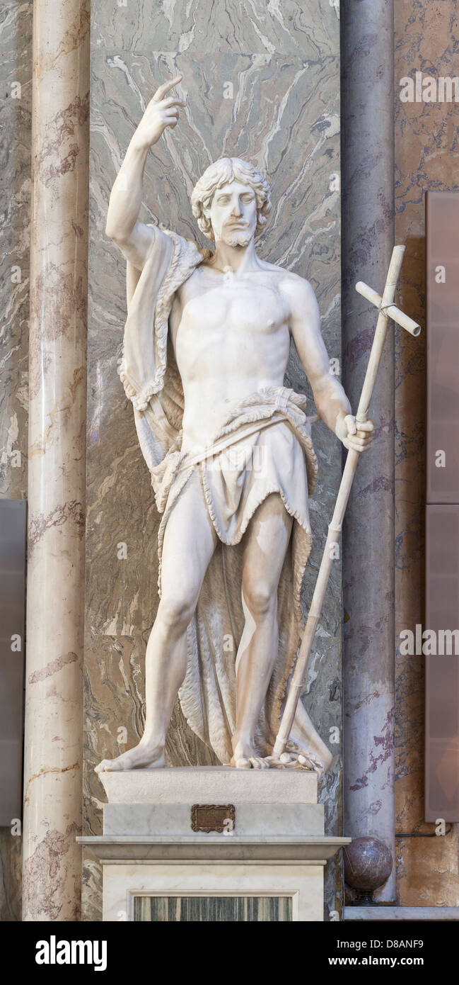 Statue Of Saint John The Baptist High Resolution Stock Photography and ...