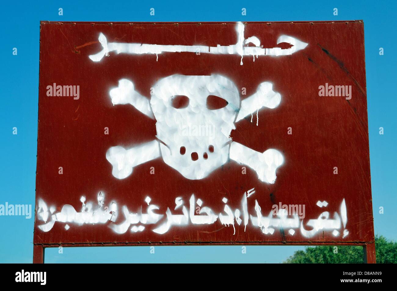 Warning sign abandoned mines hi-res stock photography and images - Alamy