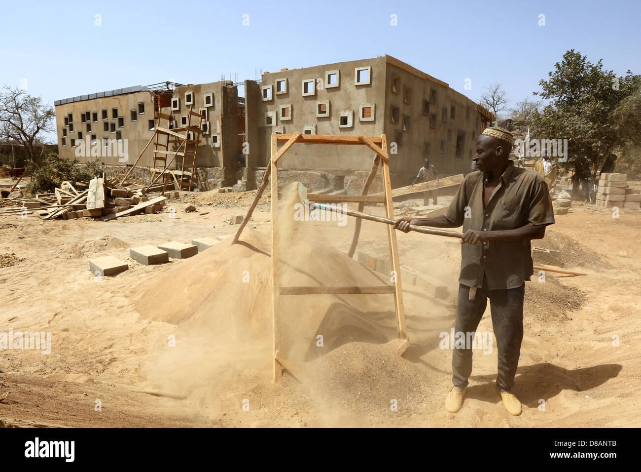 Construction site hospital in the Opera Village of the film director ...