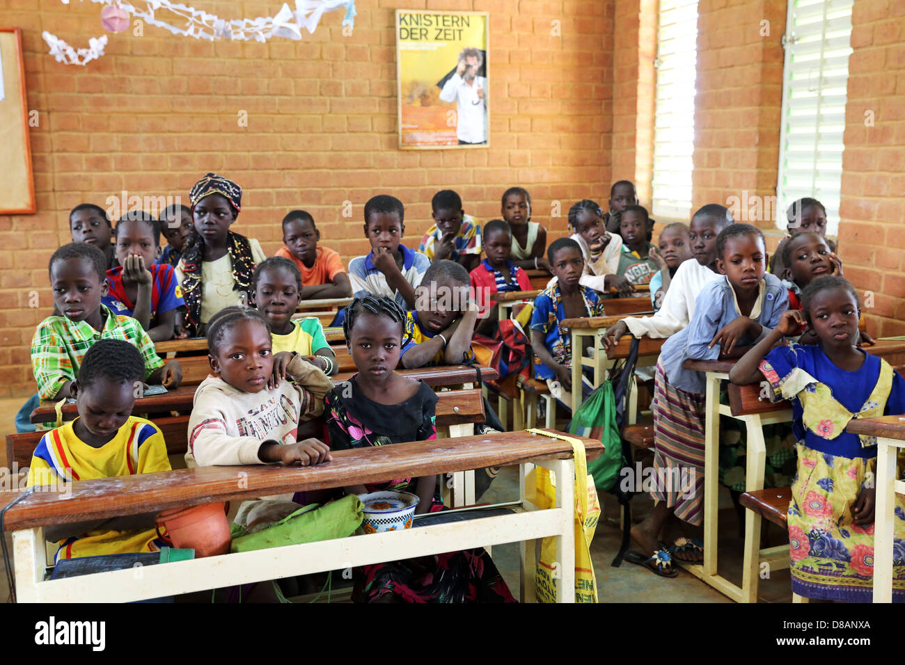 Classroom in the school in the Opera Village of the film director and ...