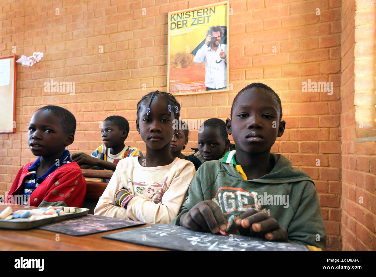 Classroom in the school in the Opera Village of the film director and ...