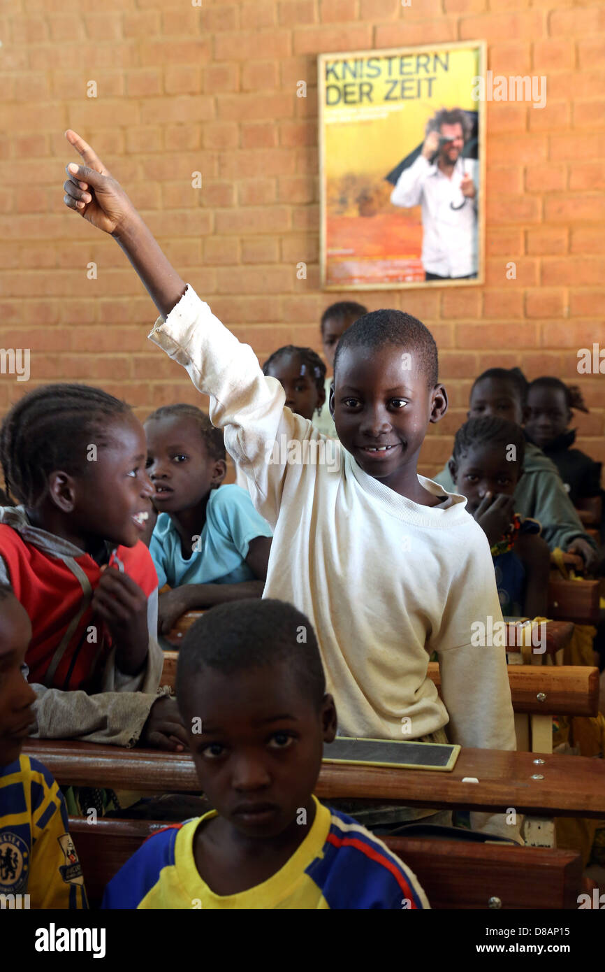 Classroom in the school in the Opera Village of the film director and ...