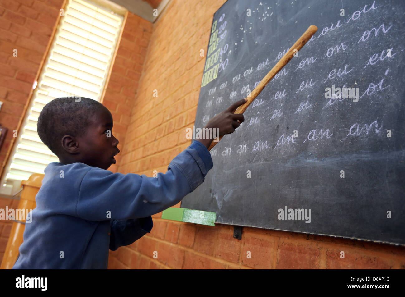 Lessons in the school in the Opera Village of the film director and ...