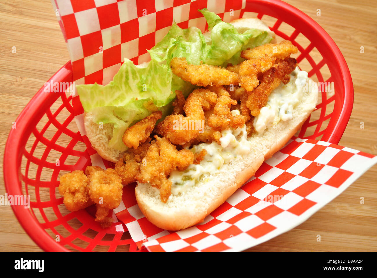Basket of fried clams hi-res stock photography and images - Alamy