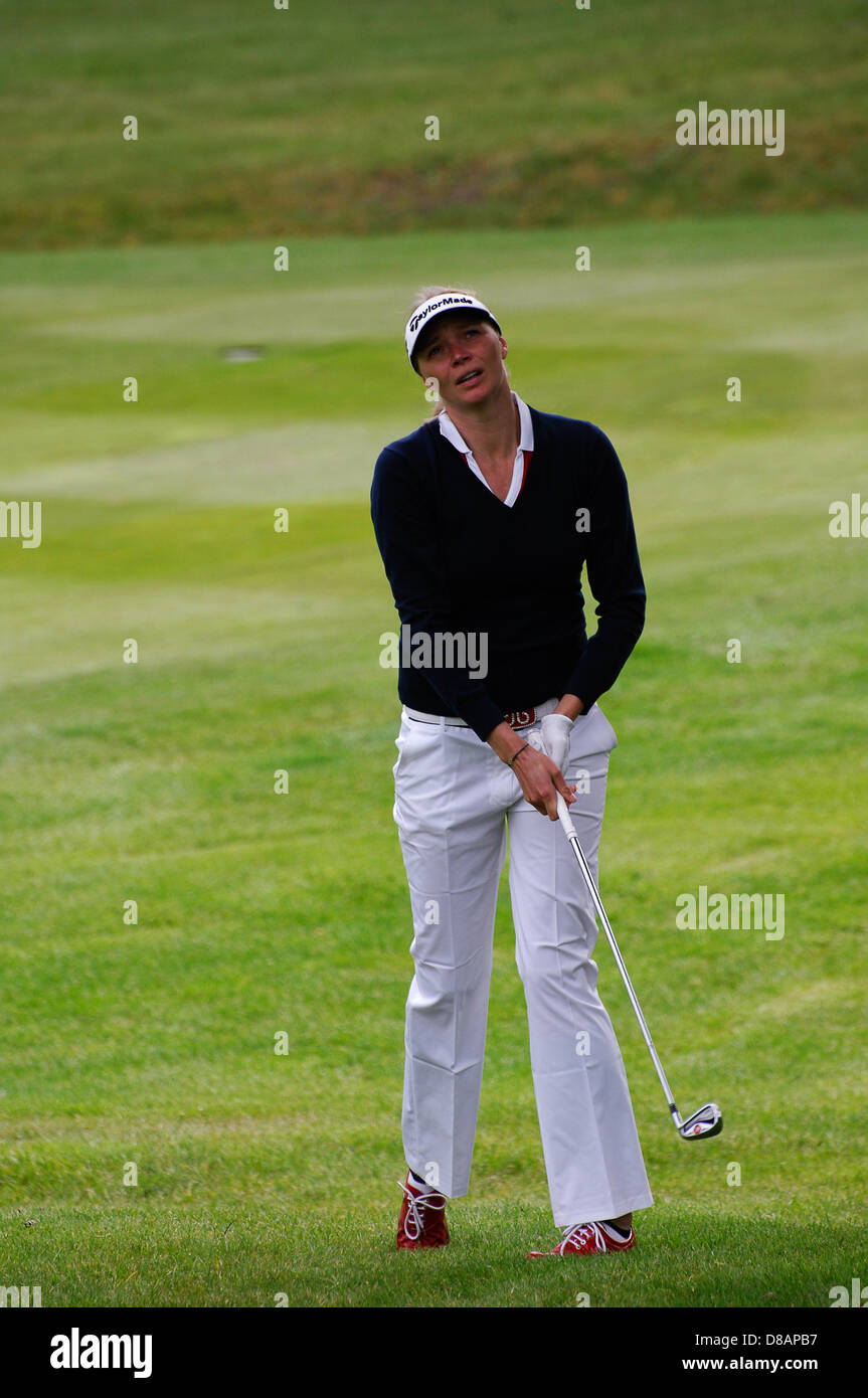 Wentworth, UK 21st May 2013. Jodie Kidd during the Celebrity Pro-Am ...