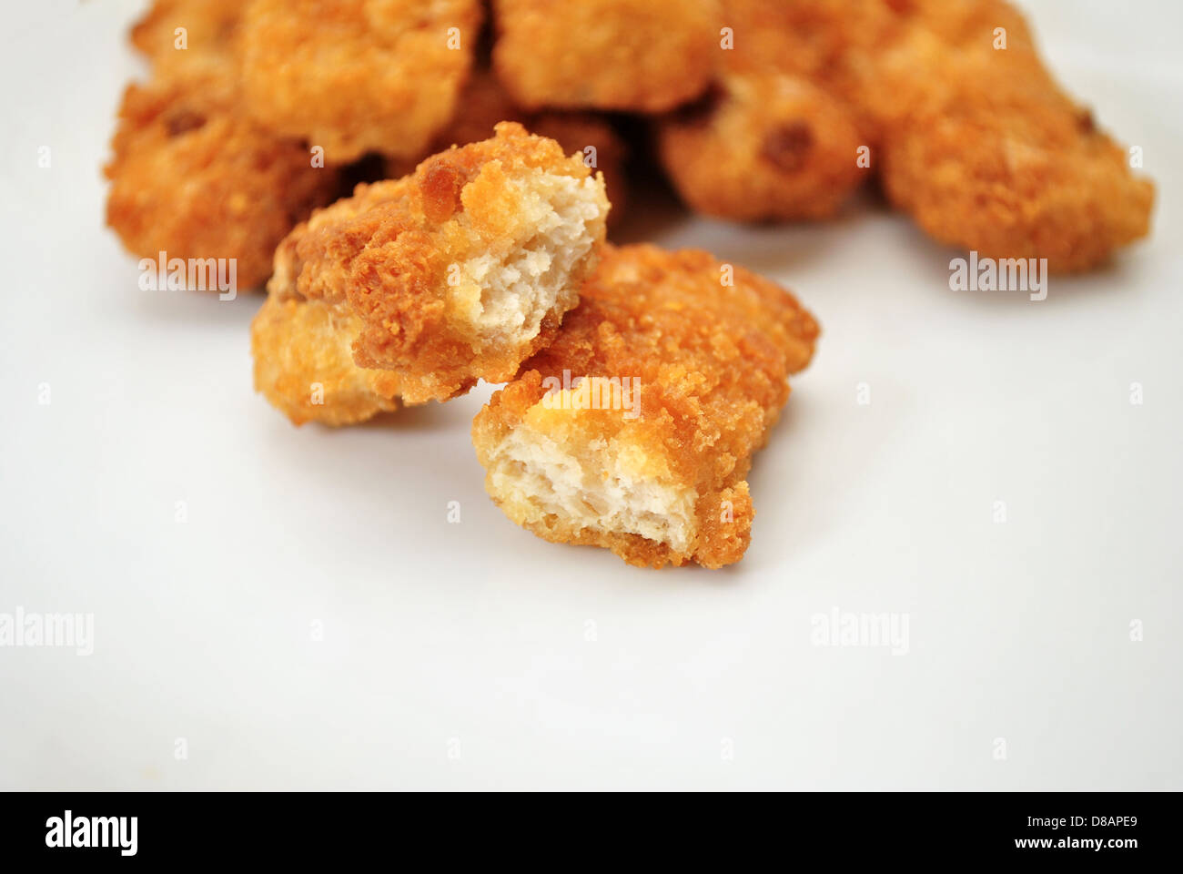 Fish Stick Cut in Half Stock Photo - Alamy
