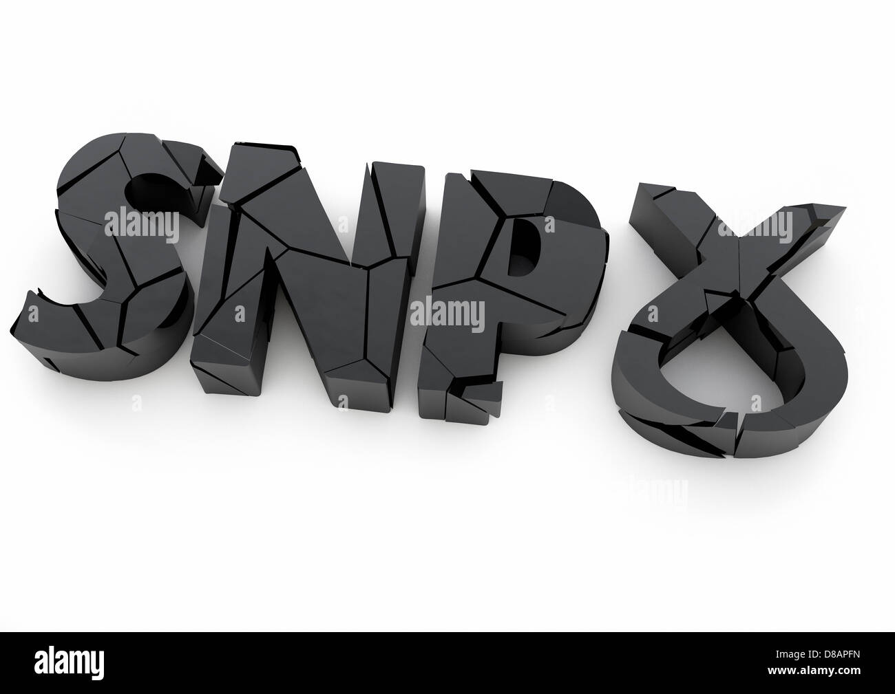 Crumbling Scottish National Party - SNP logo 3D Concept Stock Photo - Alamy