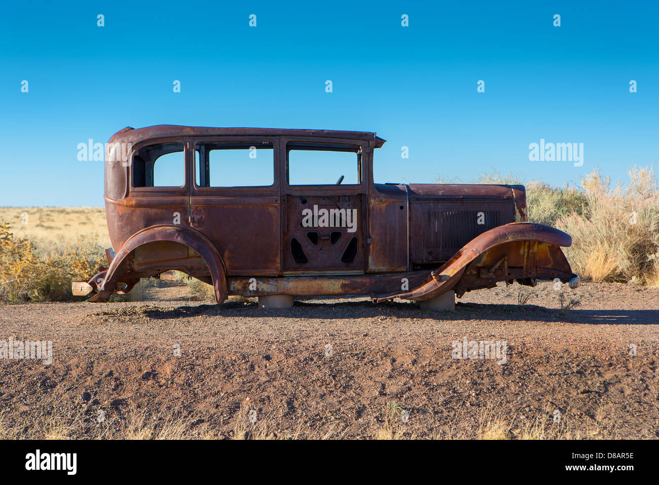 A wrecked, rusty car body Stock Photo - Alamy