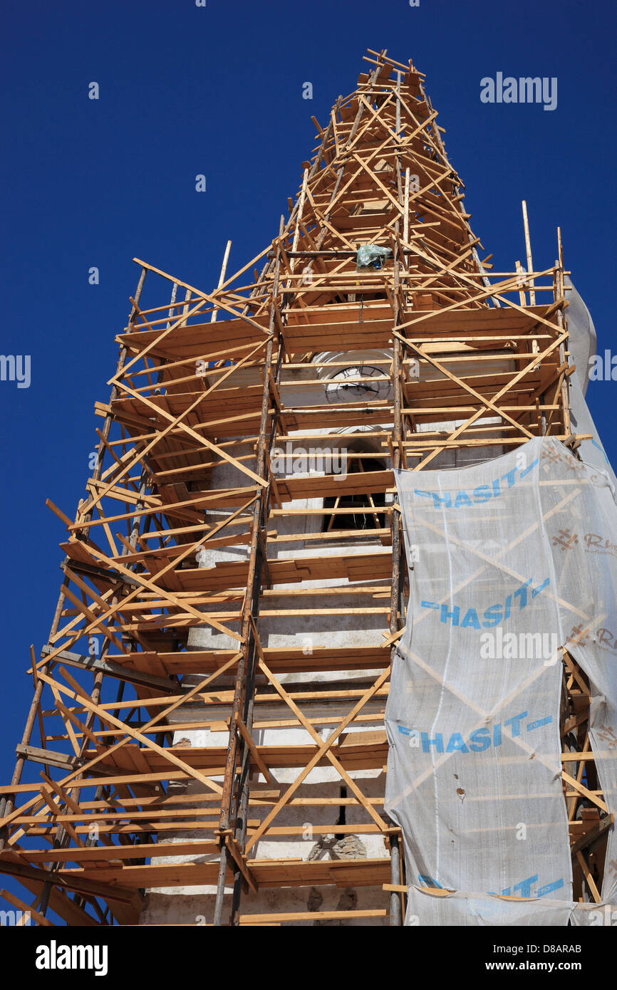 Renovation work on the UNESCO World Heritage Site, Fortified Church of ...