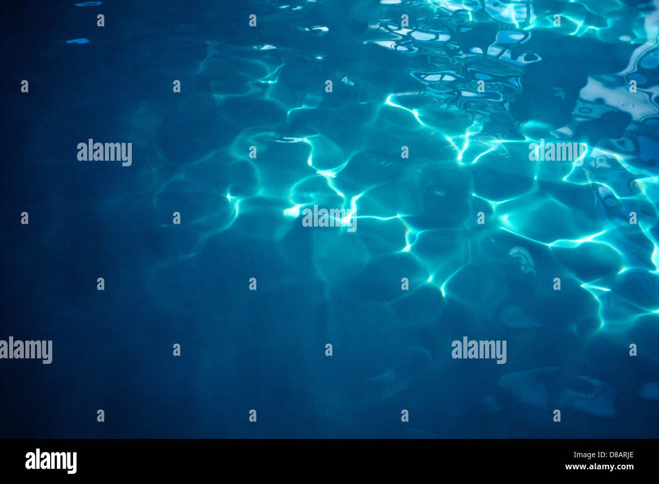 Swimming Pool Water With Reflection Stock Photo - Alamy