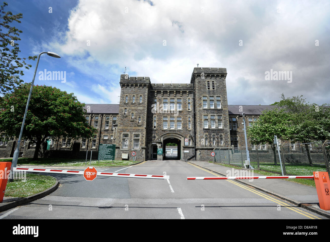 Maindy Barracks , Cardiff, UK. 23rd May 2013. Home Secretary Theresa ...