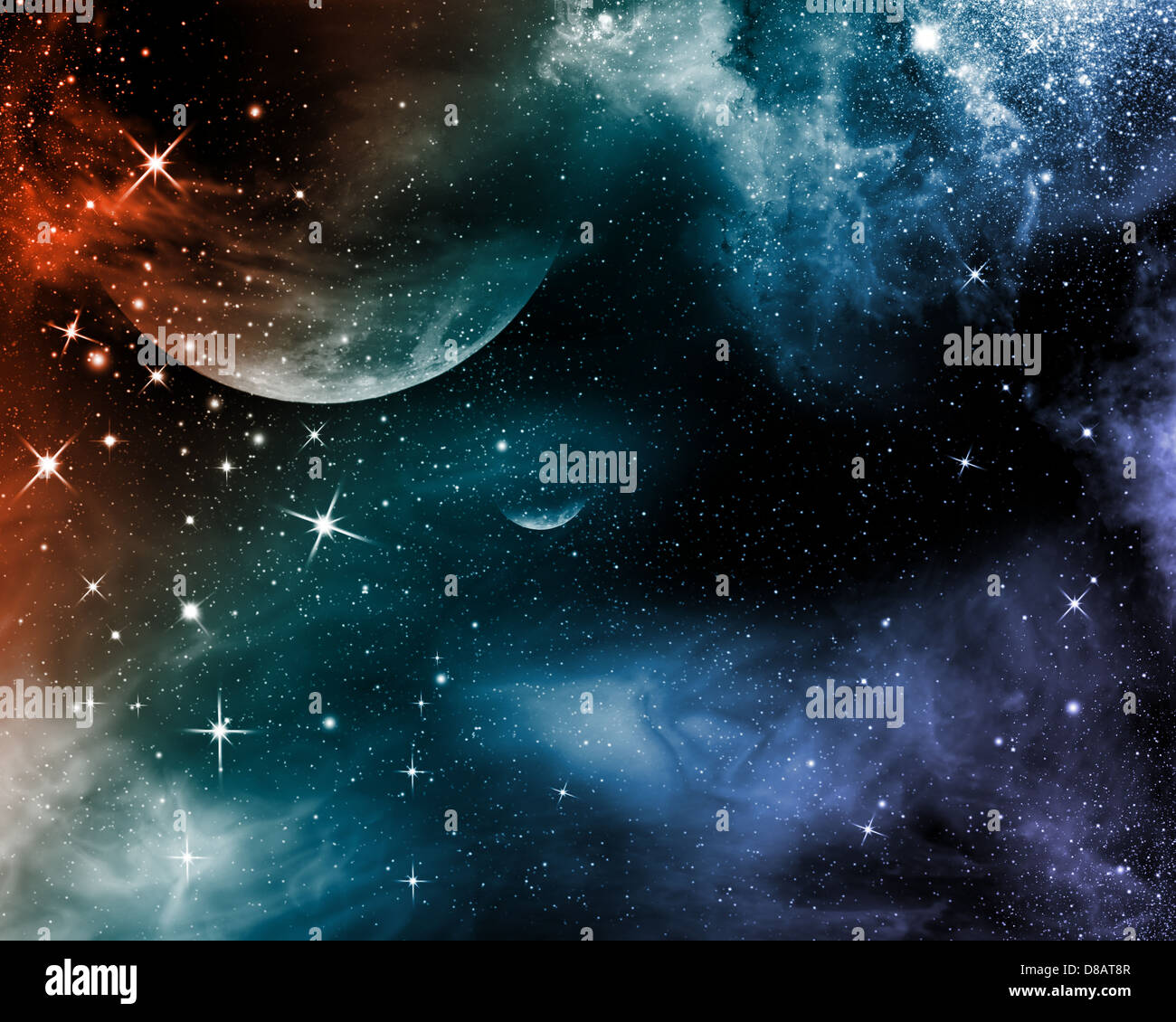 universe, outer space, all, cosmos, planet, earth, stars, fantasy ...