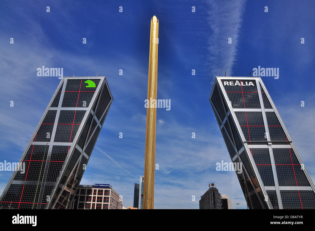 Modern buildings in Madrid Spain Stock Photo - Alamy